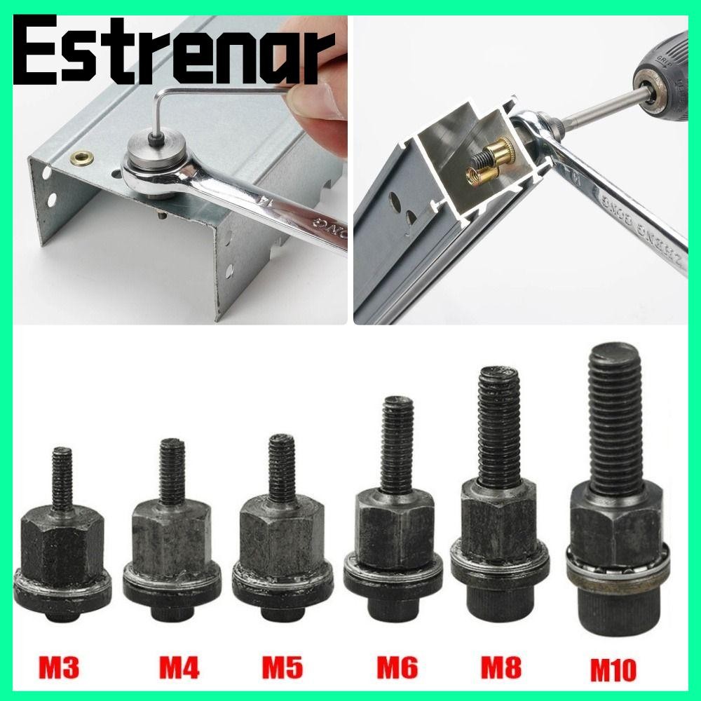 ESTRENAR 1Pcs Manual Riveter Tool, M3 M4 M5 M6 M8 M10 Mandrel Staple ...