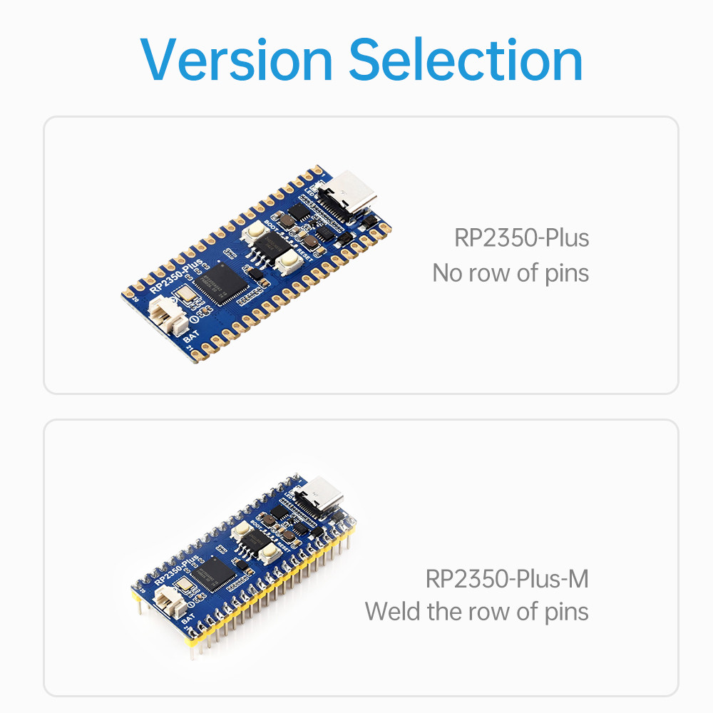Pcbfun Rp2350 Plus Development Board Microcontroller Processor Based On Rp2350A Dual Core Dual ...