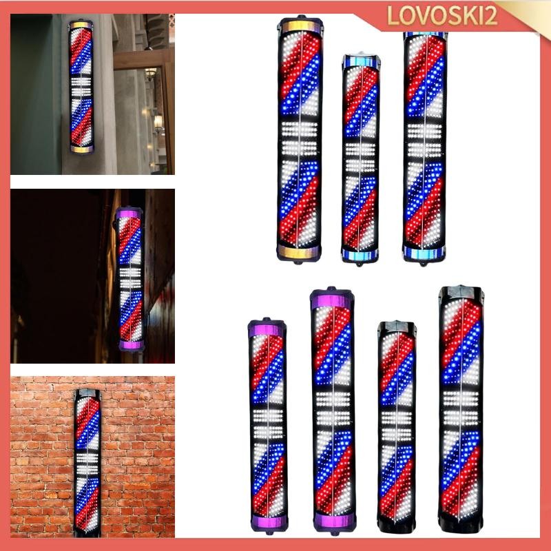 [LovoskiacMY] LED Rotating Barber Pole Light Illuminated Light Barber ...