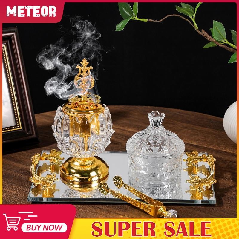 [meteorMY] Glass Burner Set Arabian Burner Set Practical with Storage ...