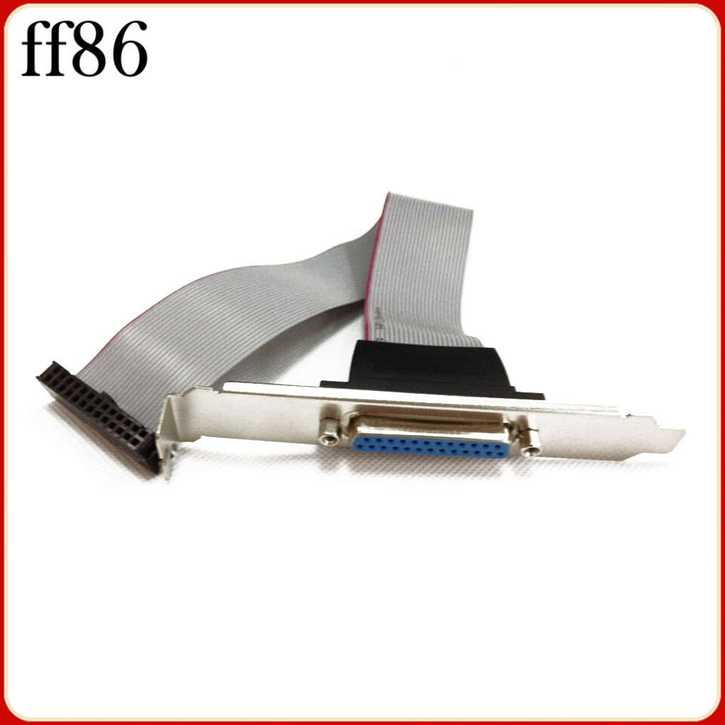 2/3/5 25 Pin Female to Motherboard DB25 Pin Bracket with Cable 1 Port Serial Parallel PCI Slot ...