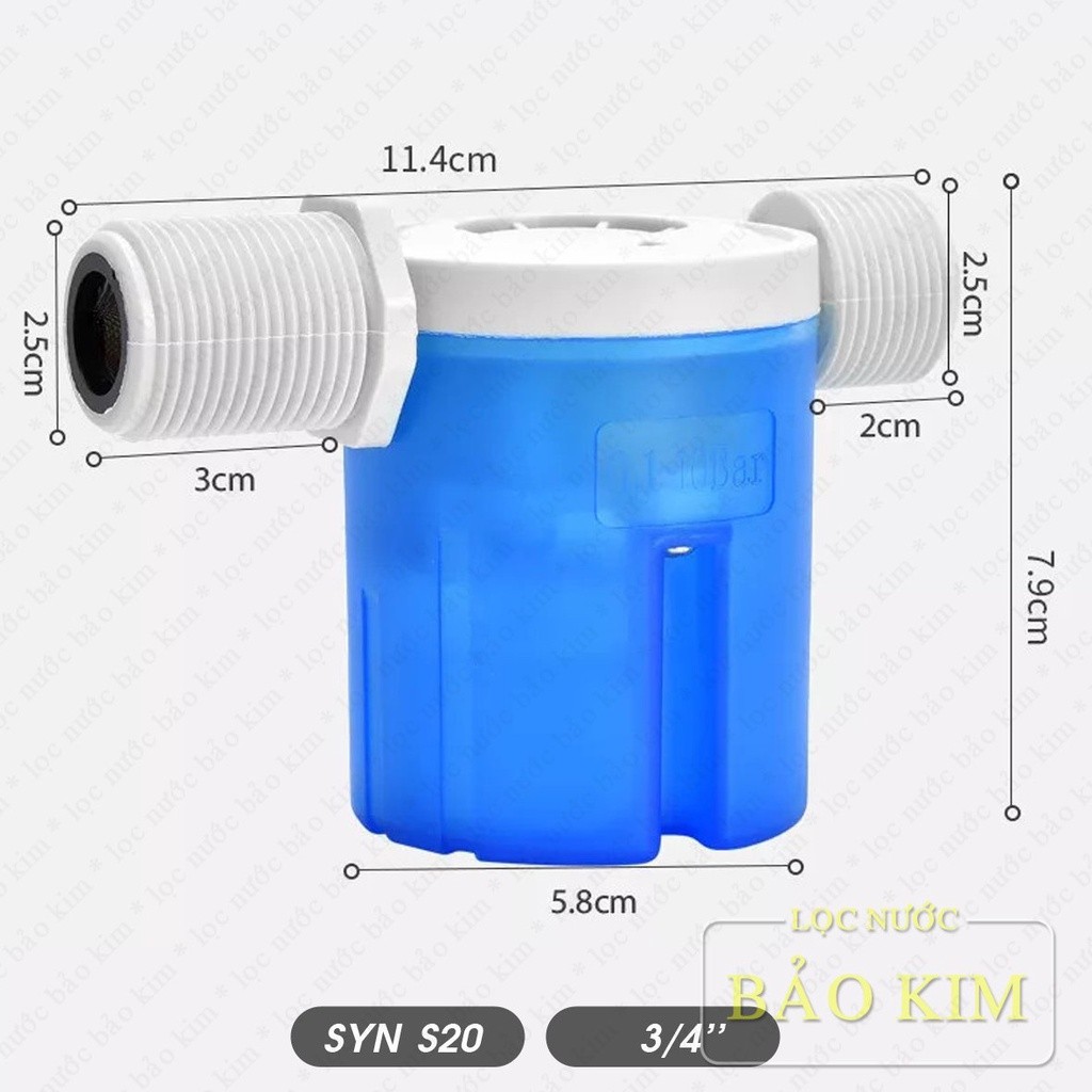 New generation smart plastic mechanical float valve Phi 27mm (3/4 inch ...