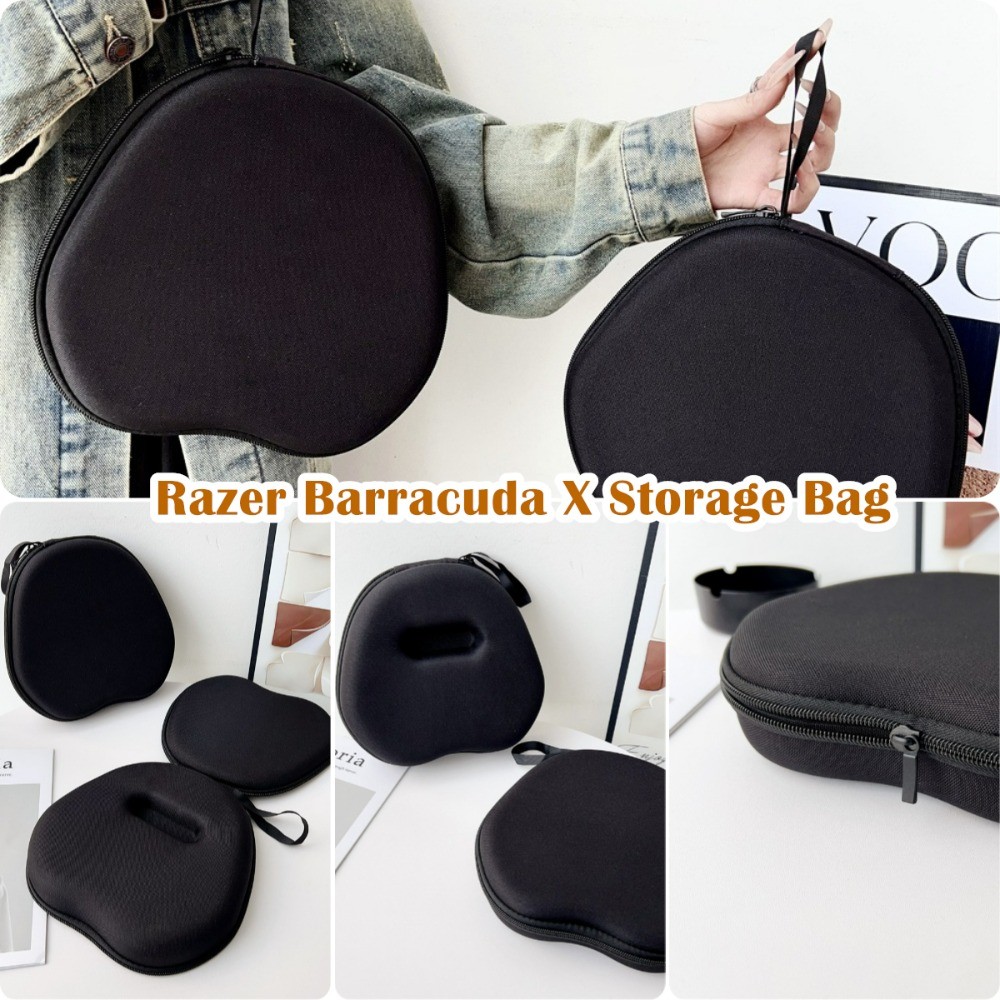 READY STOCK!For Razer Barracuda X Headphone Case Pure Black Headset ...