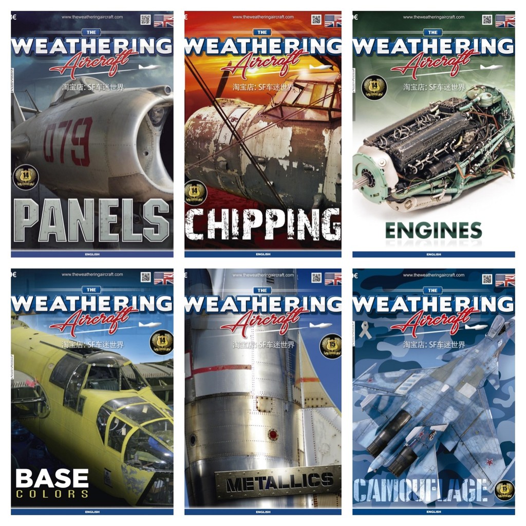 Weathering Aircraft #01~ 06, aircraft model aging, painting tutorial ...