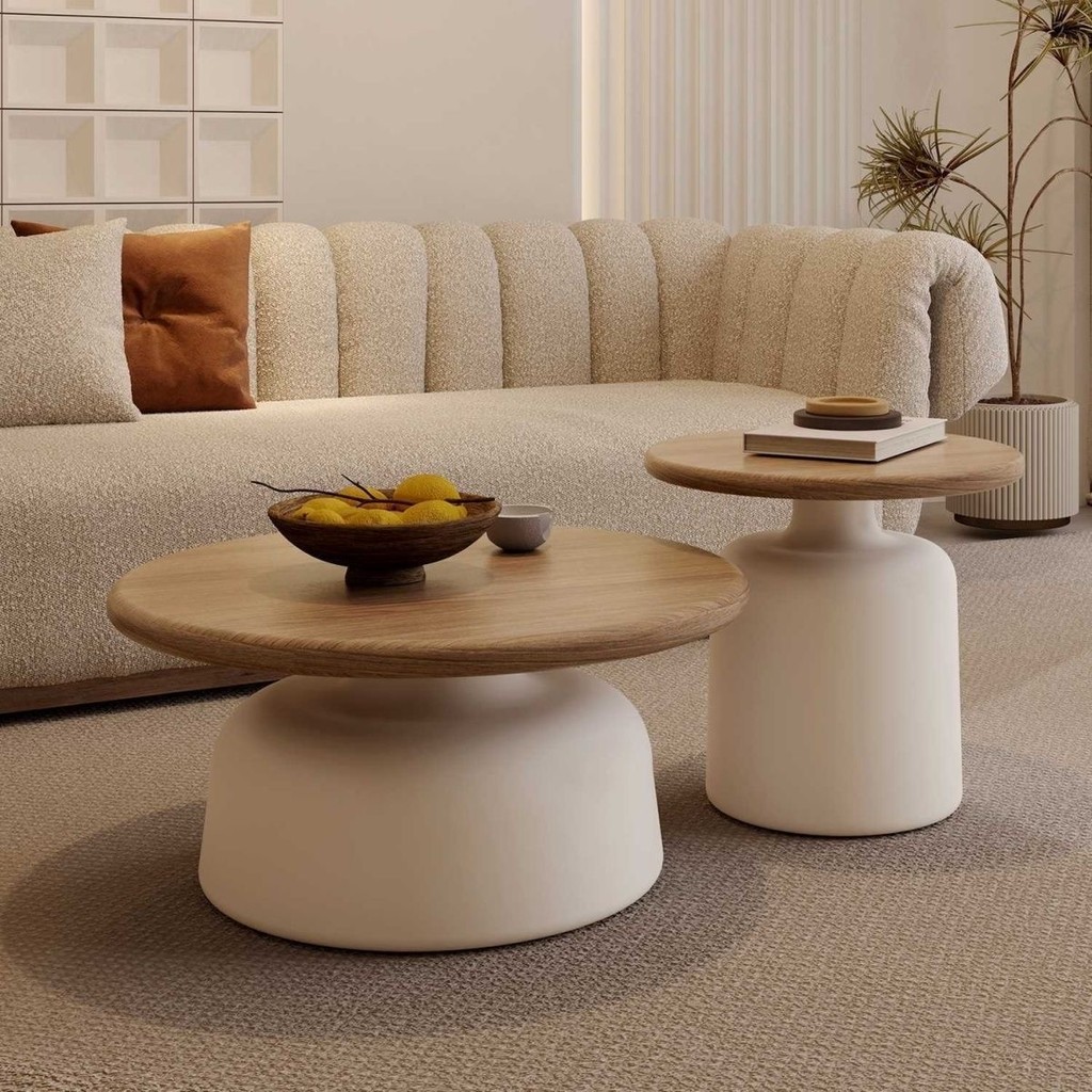 Solid Wood Coffee Table Home Living Room Combination Tea Table Modern ...