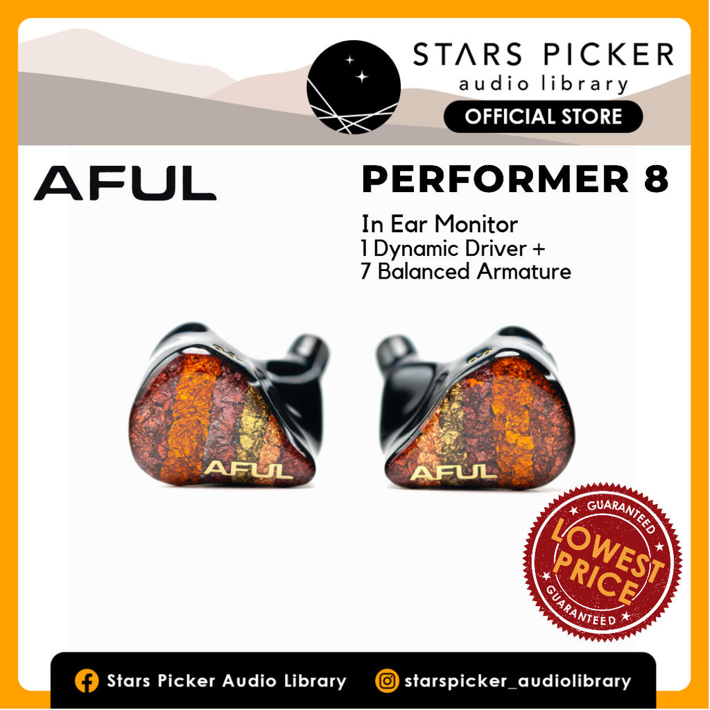 AFUL Performer 8 / Performer8 (7BA+1DD) Hybrid IEM Earphone with ...
