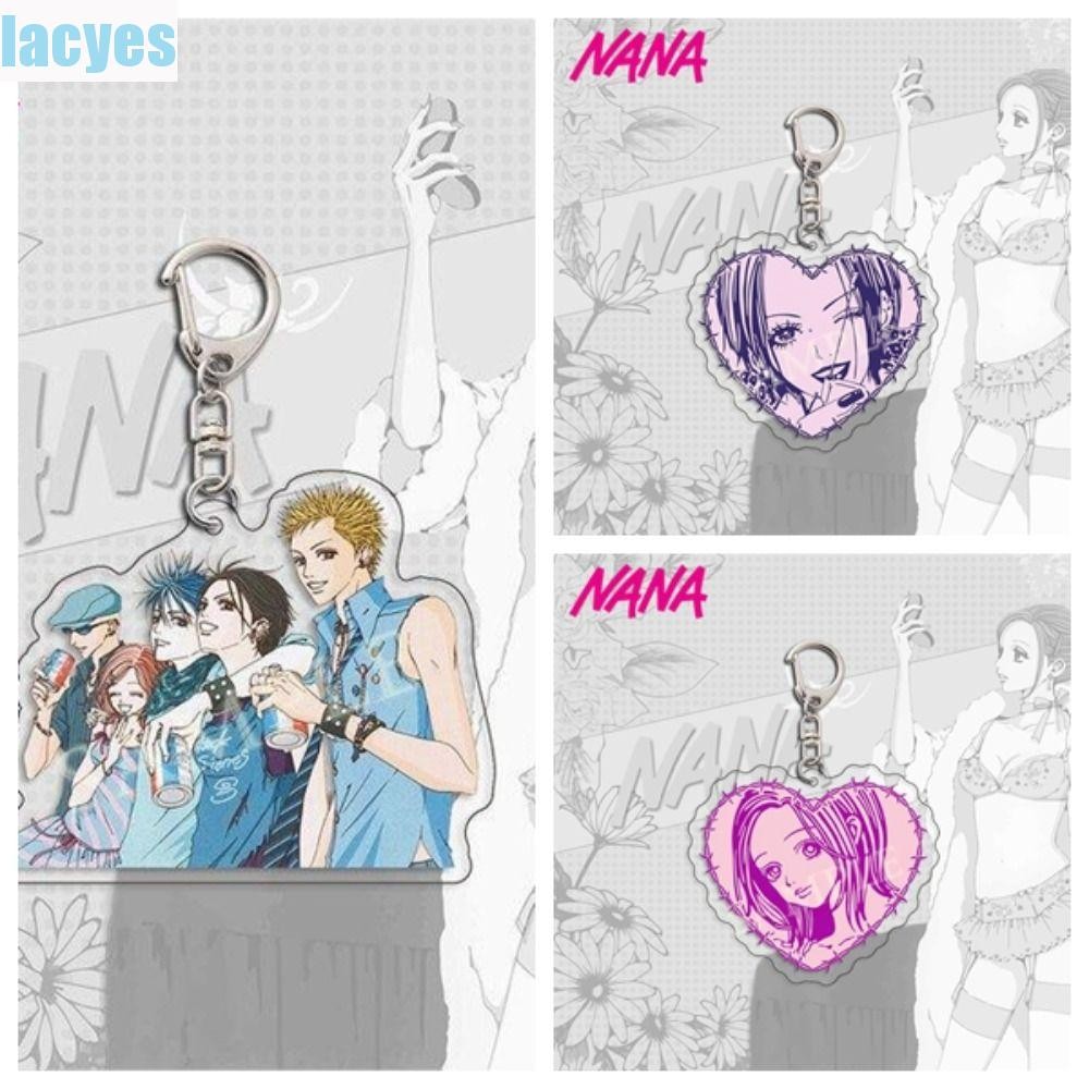 LACYES NANA Acrylic Keychain, Acrylic Anime NANA NANA Key Ring, Key ...