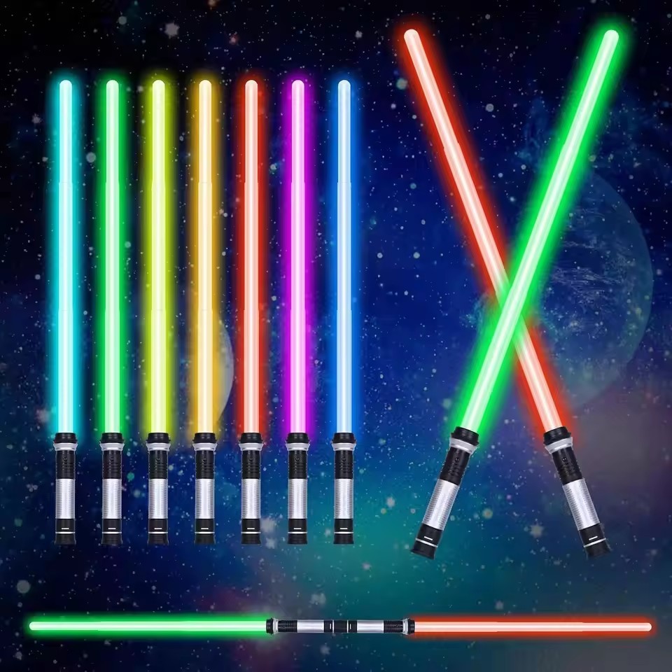 Kids Toy Gift RGB Lightsaber Children Laser Sword Lightsaber Flashing ...