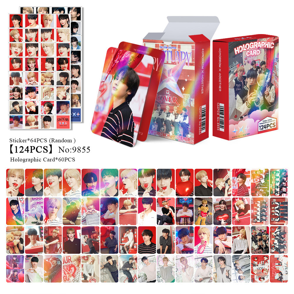 124pcs SEVENTEEN BabyMonster Photocards Cloud7 IVE Twice AESPA Laser ...