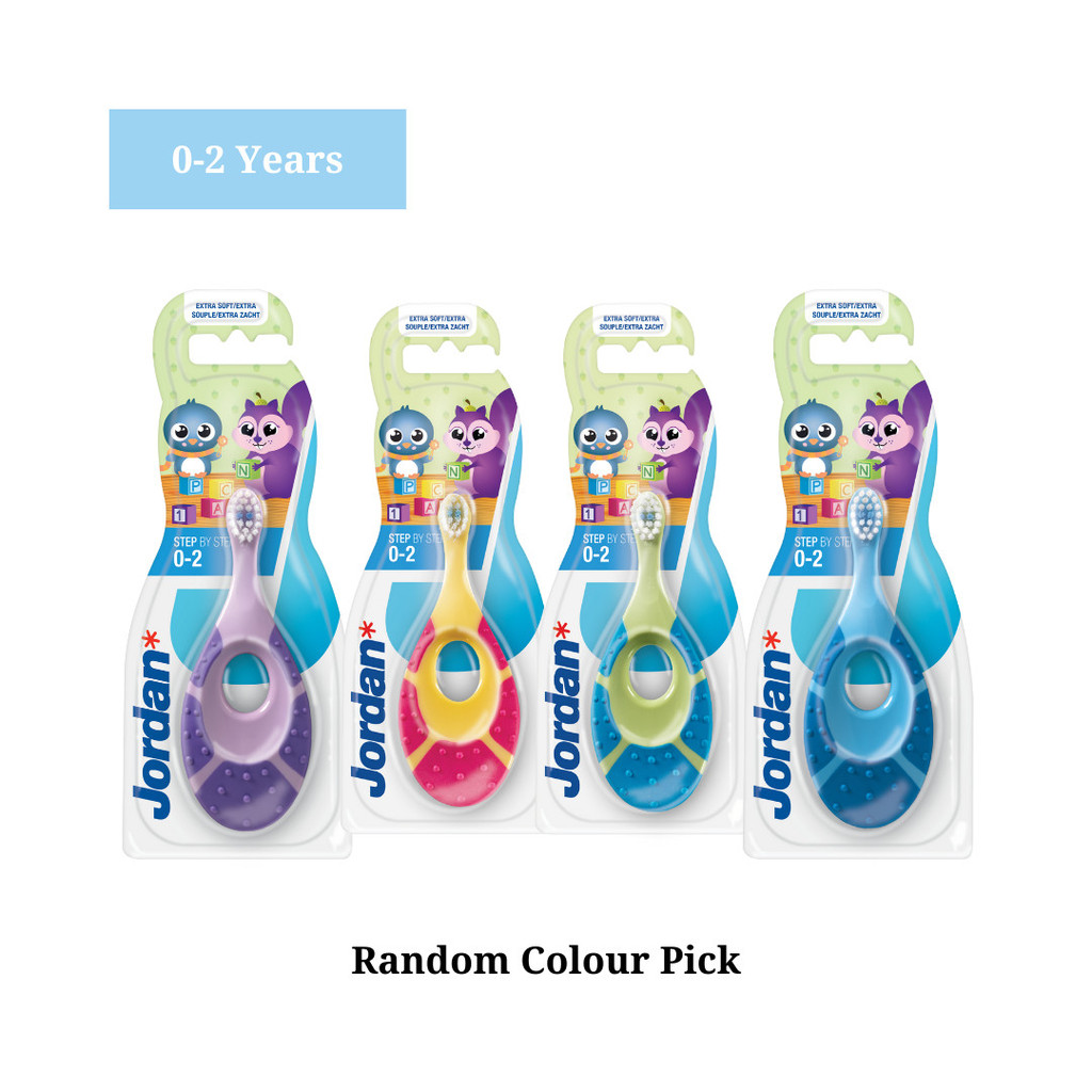 Jordan Toothbrush Step-1 (0-2yrs) (Random Colour Pick) | Shopee Malaysia