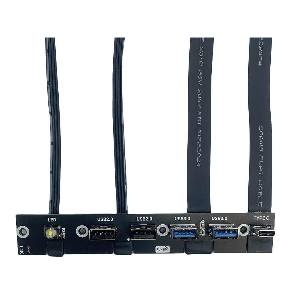 Compute Chassis IO Front Panel 2 Port USB 3.0 + 2 Port USB 2.0 + Type-C ...