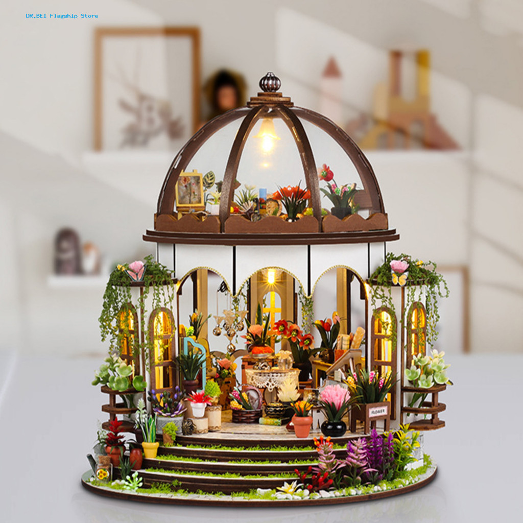Tiny Greenhouse Decor Mini Greenhouse Toy Diy Mini Greenhouse Kit with ...