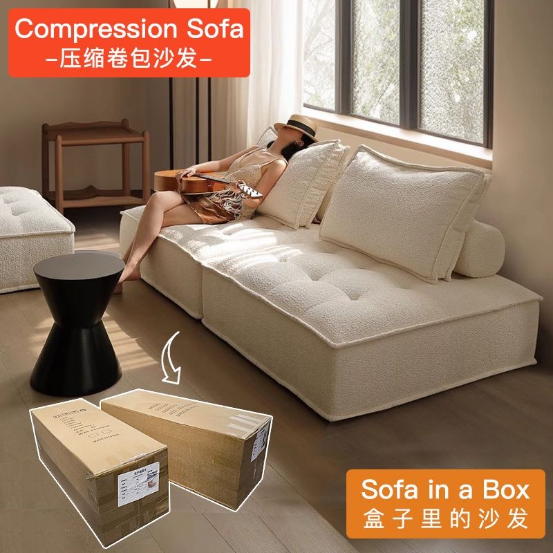 sofa bed compression sofa Compressed Sofa Tatami Bedroom Balcony Sponge ...
