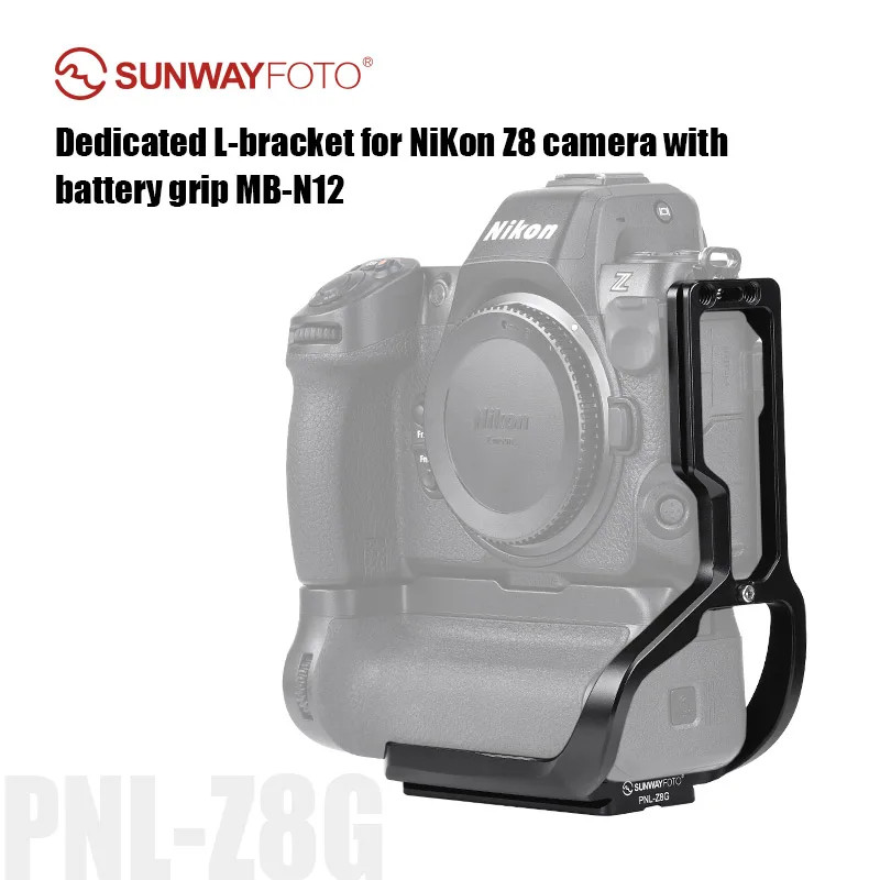 SUNWAYFOTO PNL-Z8G L-bracket for Nikon Z8 with Battery Grip MB-N12 Arca ...