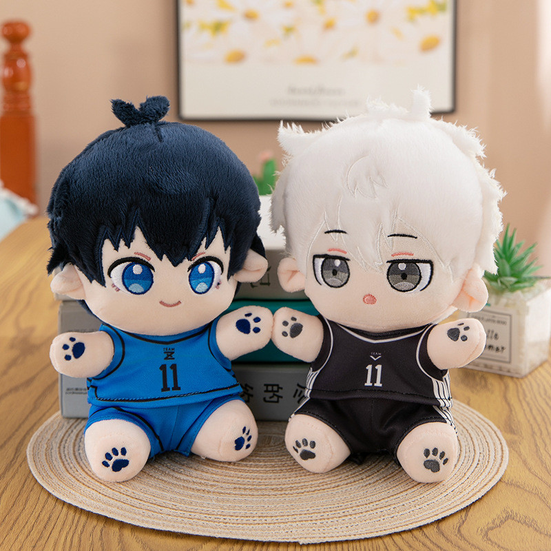 20CM Anime BLUE LOCK Bachira Meguru Isagi Yoichi Volleyball Ver. Plush ...