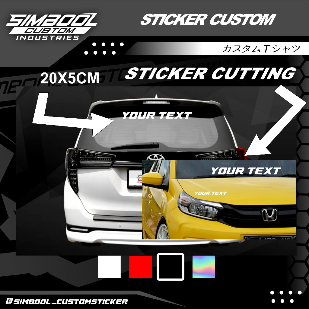 Custom CAR NAME STICKER!! You can change your name, custom name, car ...