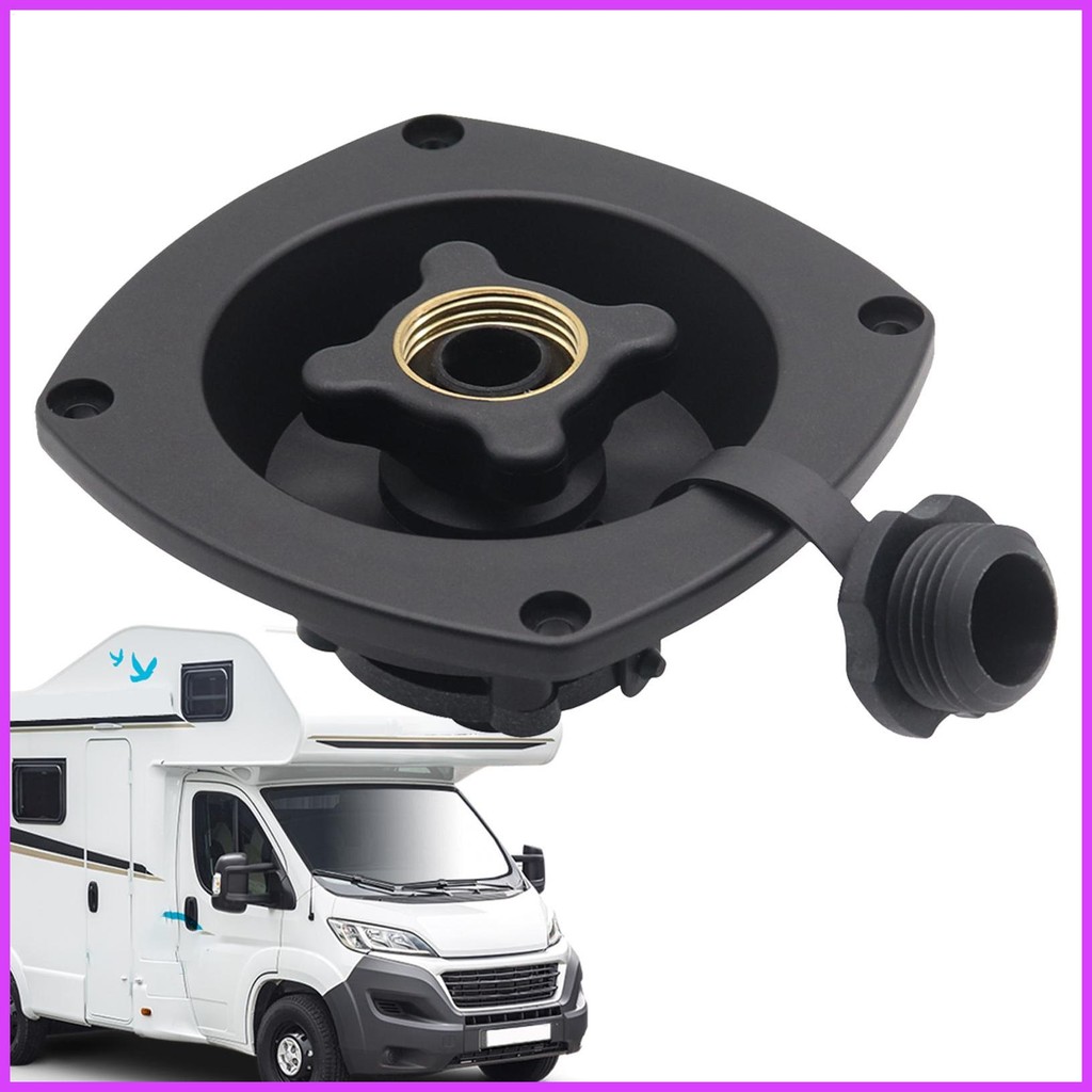 RV Water Inlet With Cover RV City Water Inlet Plug With Lid Camping Car ...