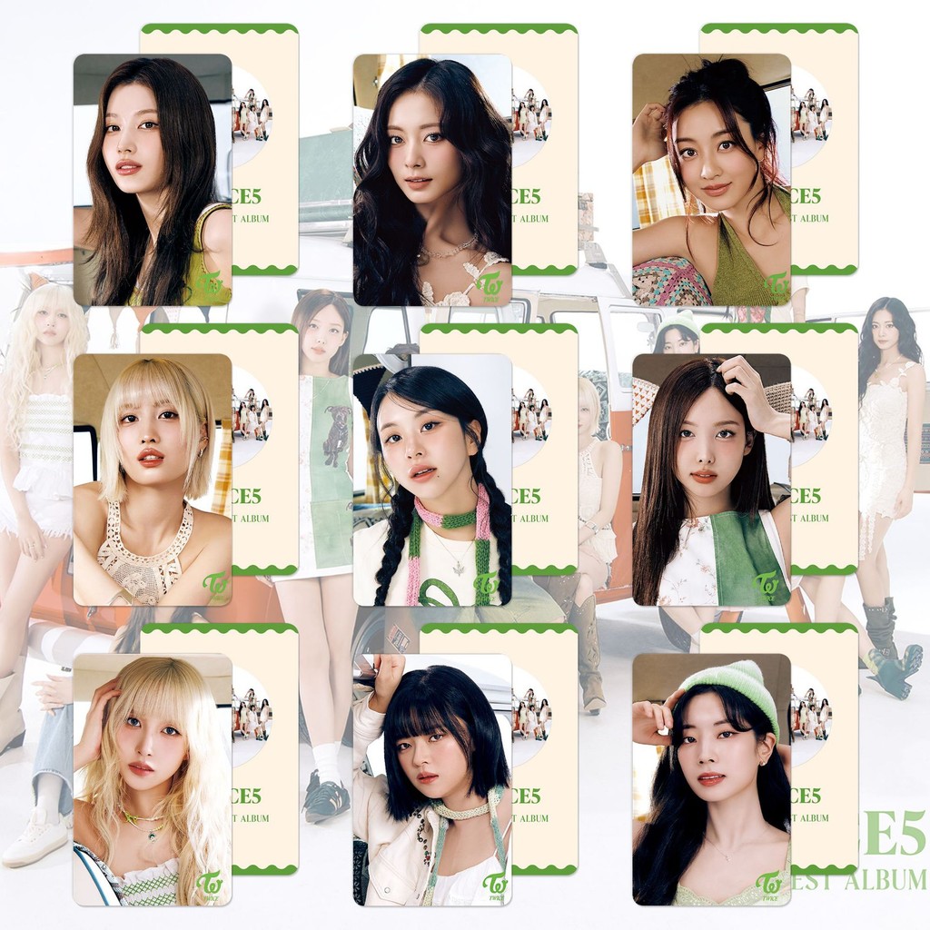 5-9pcs TWICE 5th GENERATION BEST ALBUM Lomo Cards Strategy 2025 Season ...
