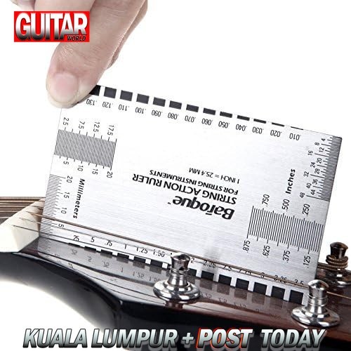 Baroque String Action Ruler Gauge Tool In/mm String Action Ruler for ...