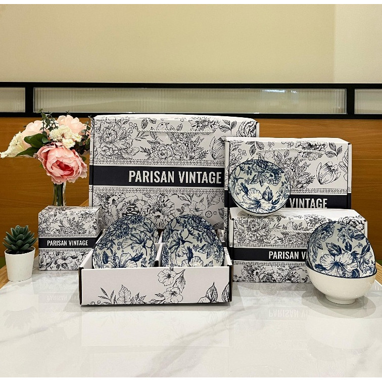 Traditional Japanese Style Rice Bowl Porcelain Bowl Ceramic Mangkuk Set ...
