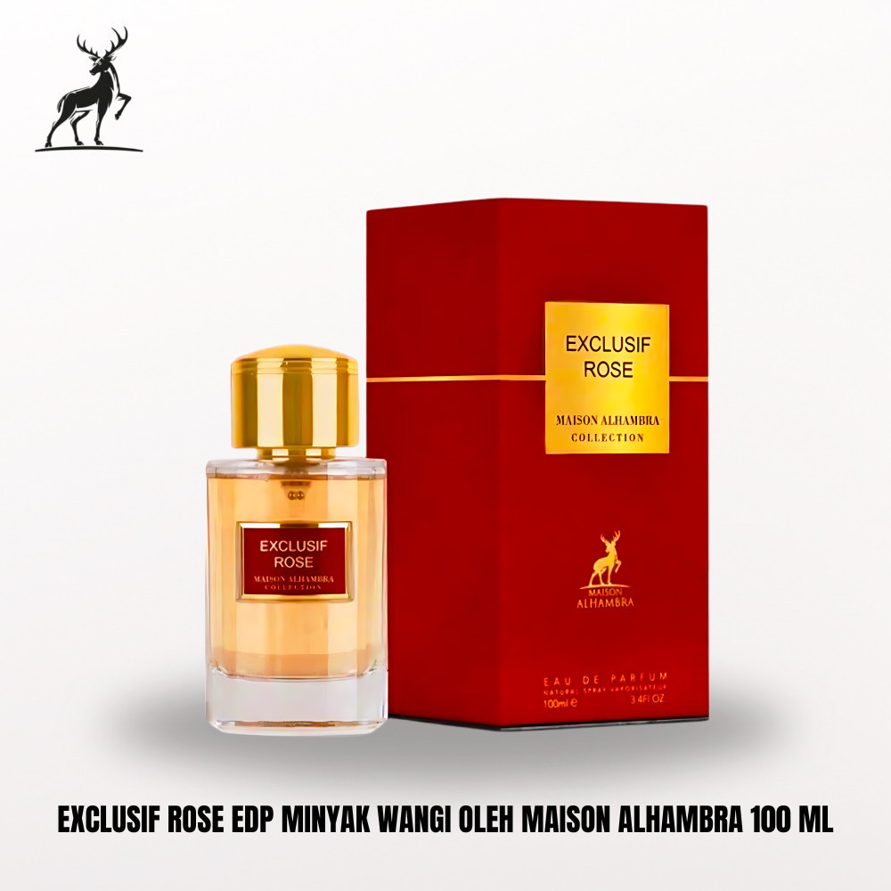 Exclusif Rose by Maison Alhambra 100ml EDP Women's Perfume | Shopee ...