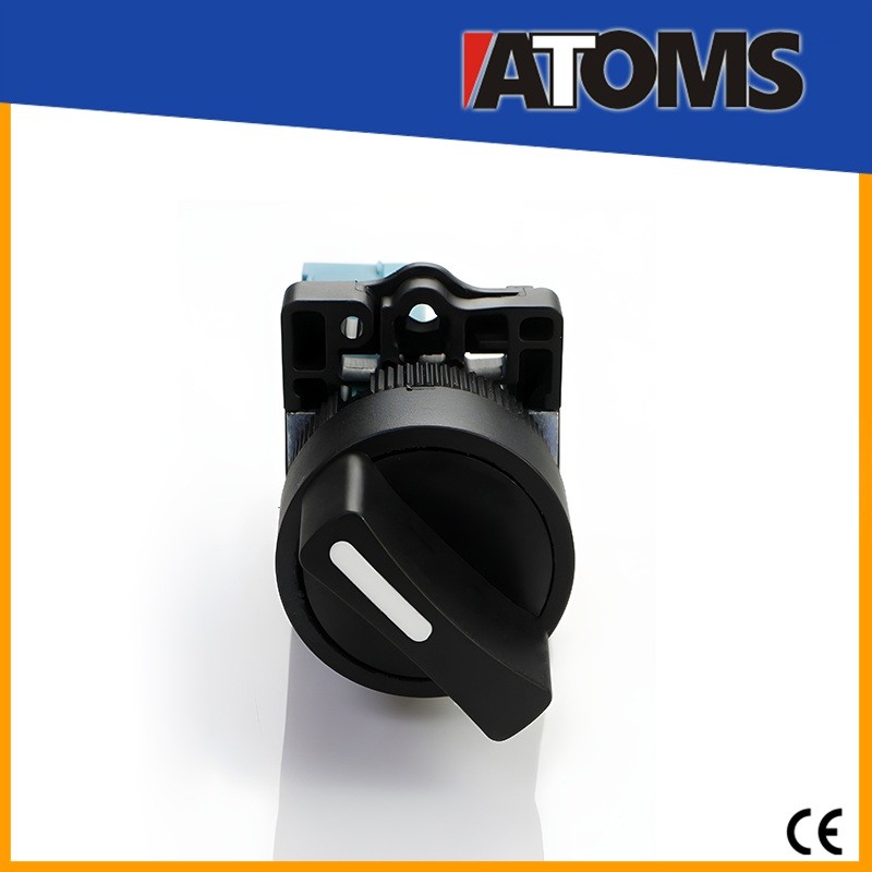 ATOMS XB2 22mm 2 Way On Off Selector Switch With 1N/O Contact Block 2 ...