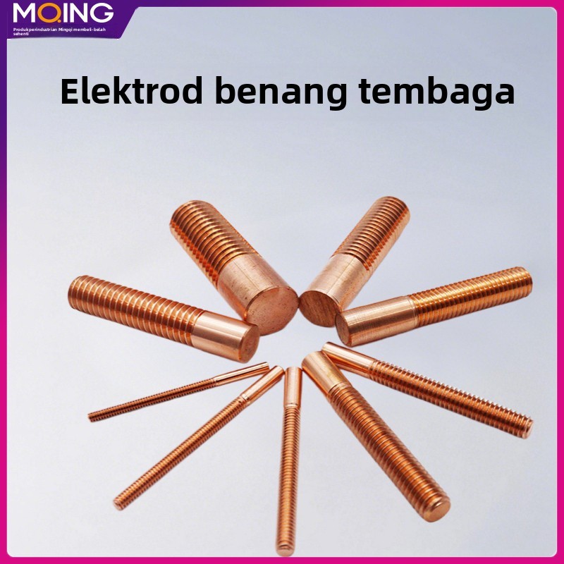 Metric Copper Red Copper Threaded Electrode M2 M3 M4 M5 M6 M8-M20 Spark ...