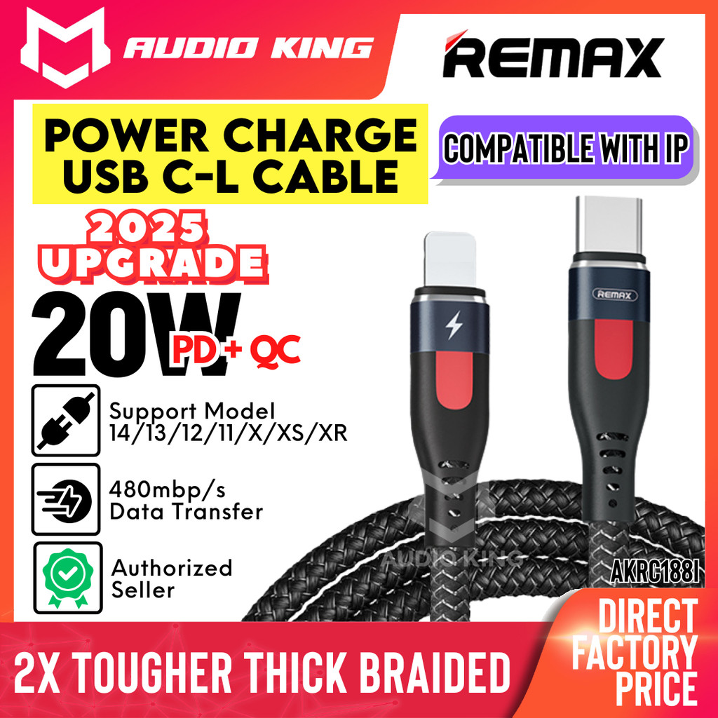 REMAX Fast Charging 20W USB C To L TypeC 5A Kabel Cas Fon Taip C 15 14 ...