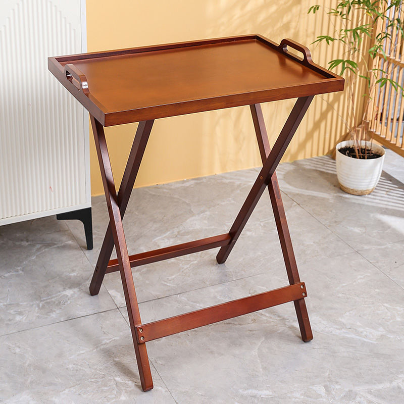 Sofa Side Table Folding Coffee Table Computer Desk Foldable Balcony ...