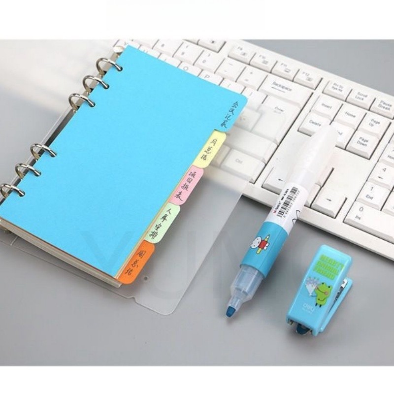 A6/A5 Binder Thickened Notebook Refillable Note Index School Supplies ...