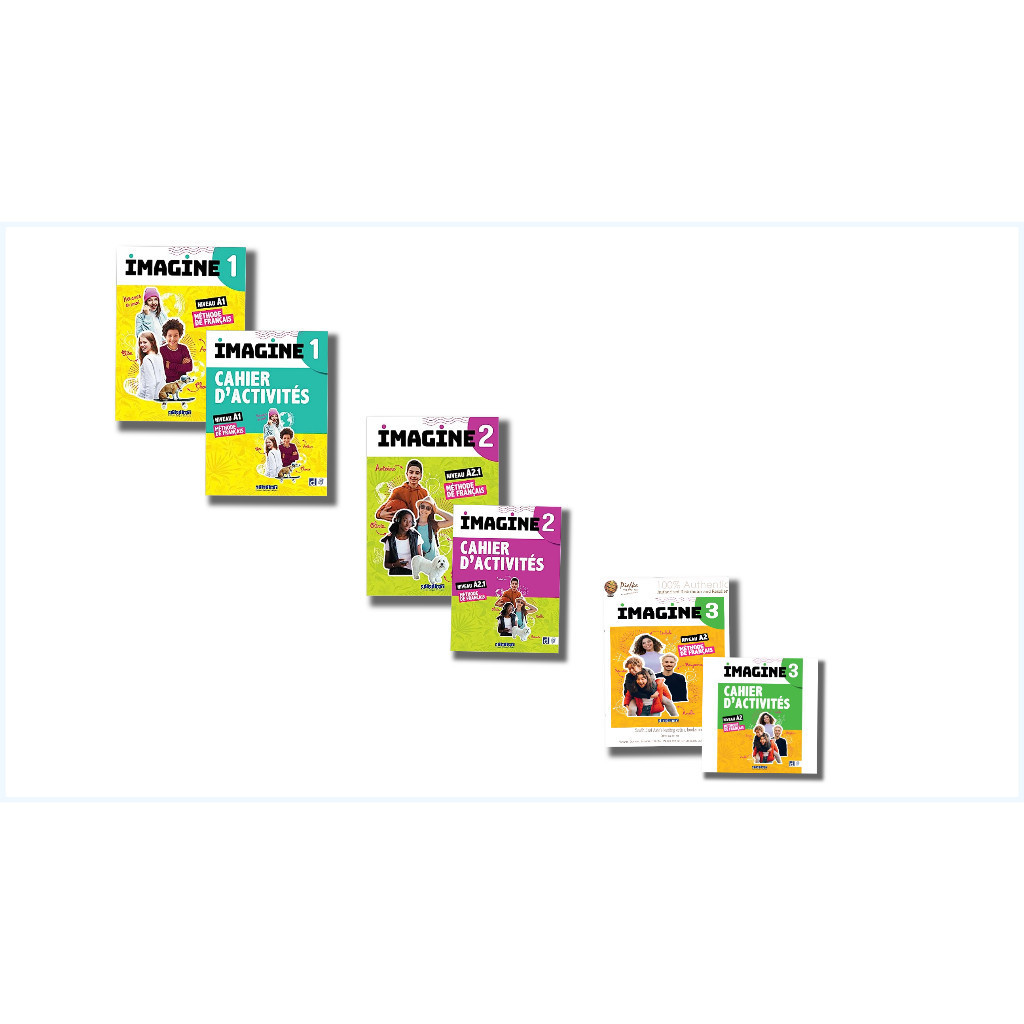 Imagine 1, 2, 3 : student book, workbook ( 100% Authentic ) | Shopee Malaysia