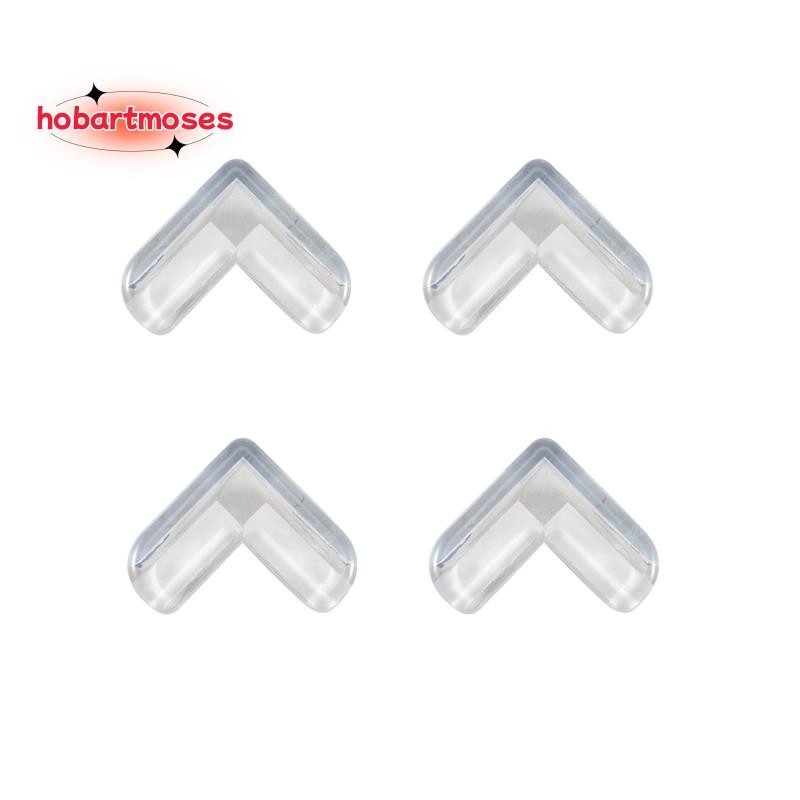4 Pieces Clear Safety Soft Plastic Table Desk Corner Guard Protector ...