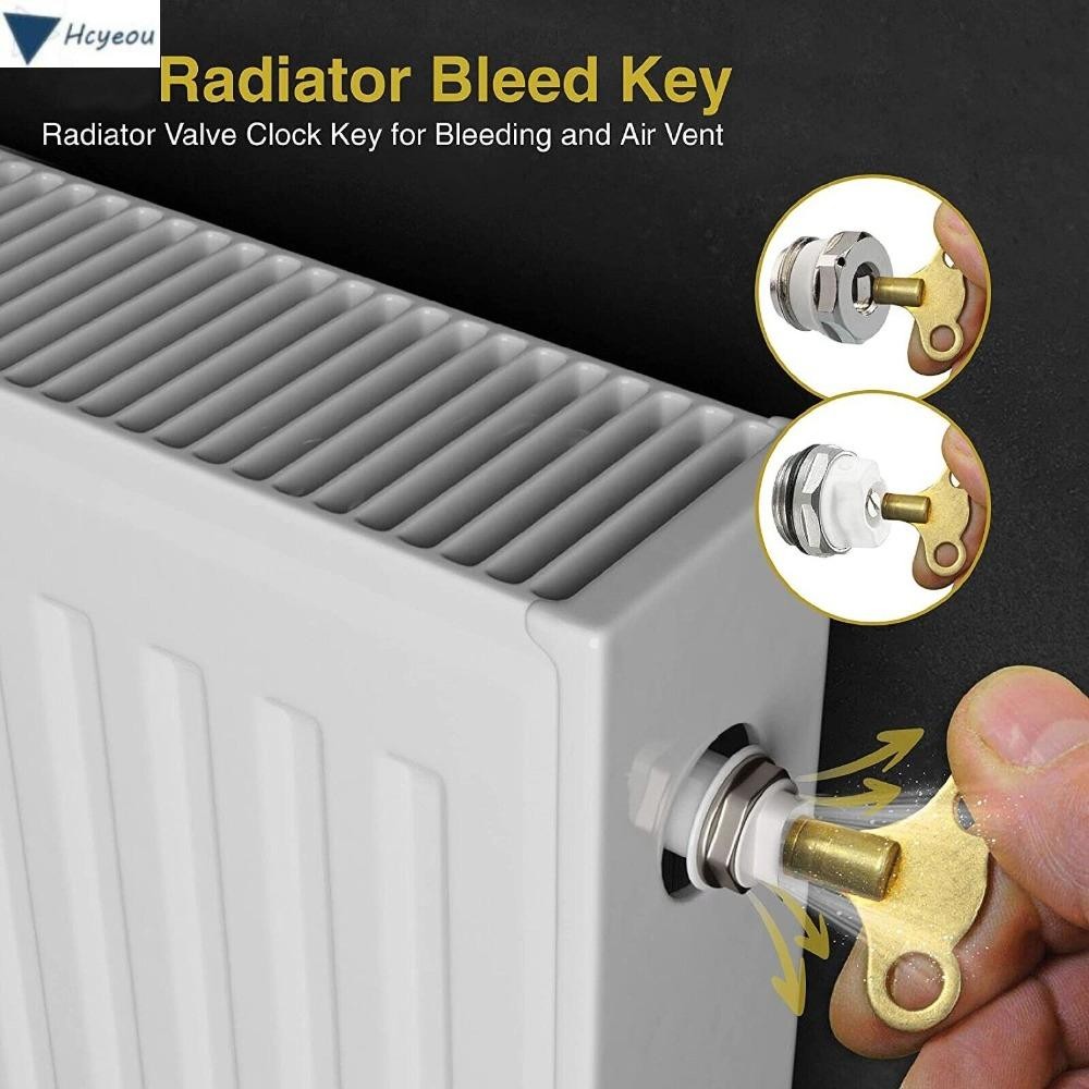 HCYEOU 1/2pcs Radiator Water Tap Key, Radiator Plumbing Bleed Valve Key ...