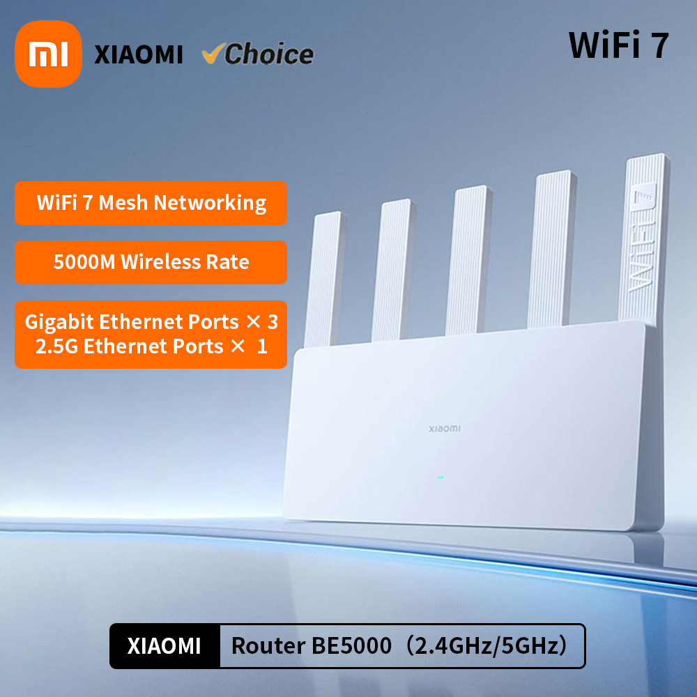 NEW Xiaomi Router BE5000 Wi-Fi 7 2.4/5GHz Dual-Frequency Mesh 2.5G High ...