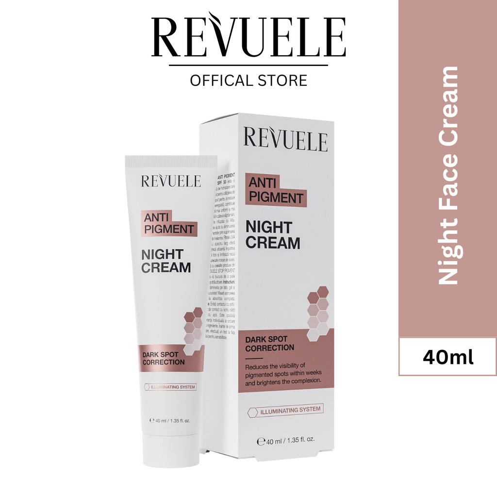 Revuele Anti Pigment Night Cream 40ml Whitening Moisturizer for Acne ...