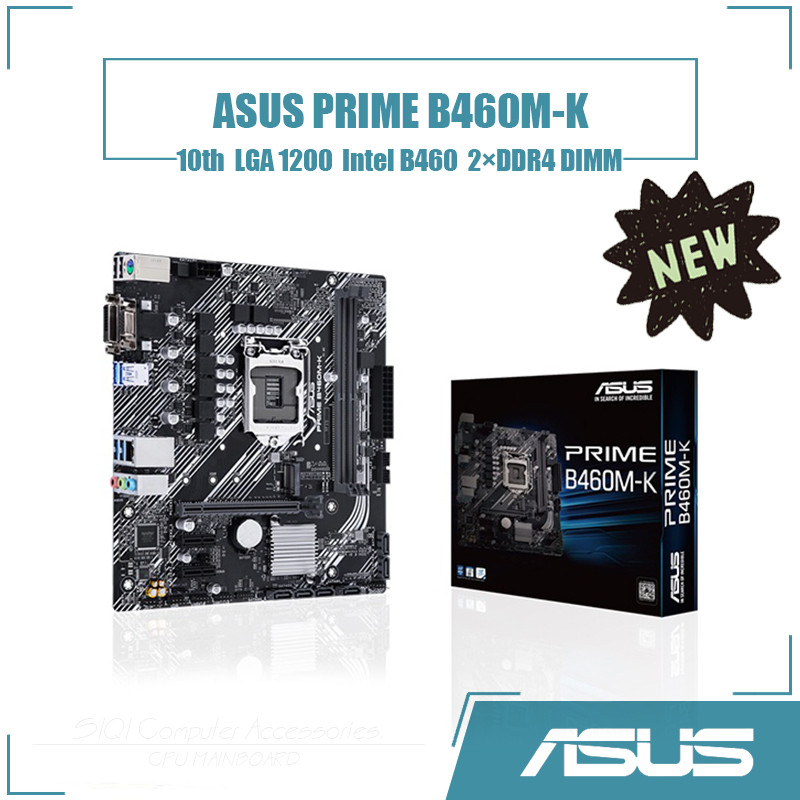 [NEW] ASUS PRIME B460M-K Motherboard LGA 1200 2xDDR4 DIMM Intel B460 ...