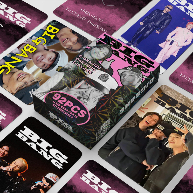 G-Dragon Bigbang Photocard Lomo Card Postcard 60pcs Card + 32pcs ...