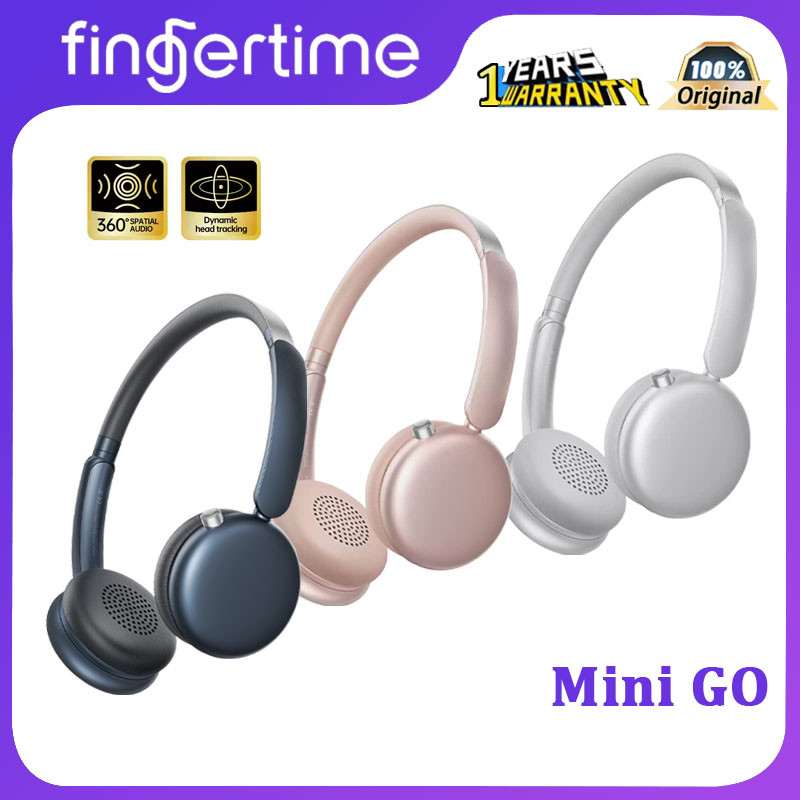 FINGERTIME Mini GO Bluetooth Wireless Headset Active Noise Cancelling ...