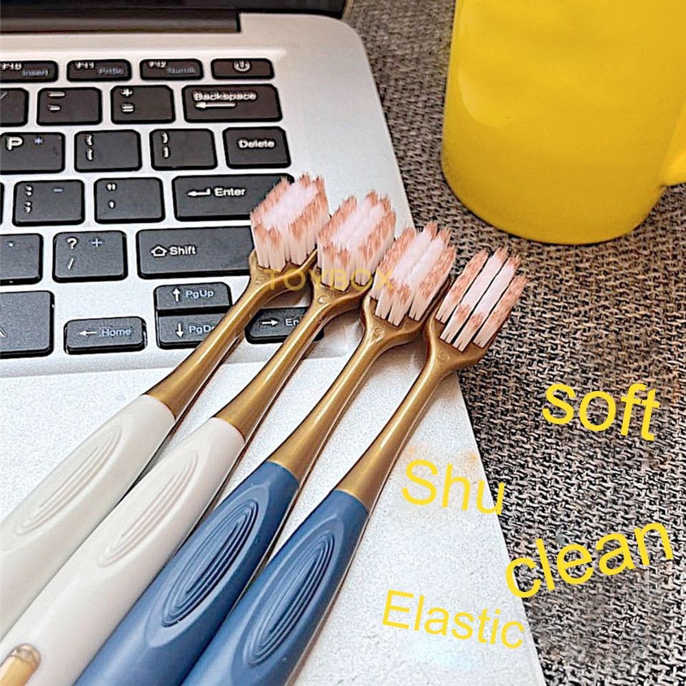 COBQB Toothbrush Gentle On The Gums Soft Bristle Toothbrush Deep ...