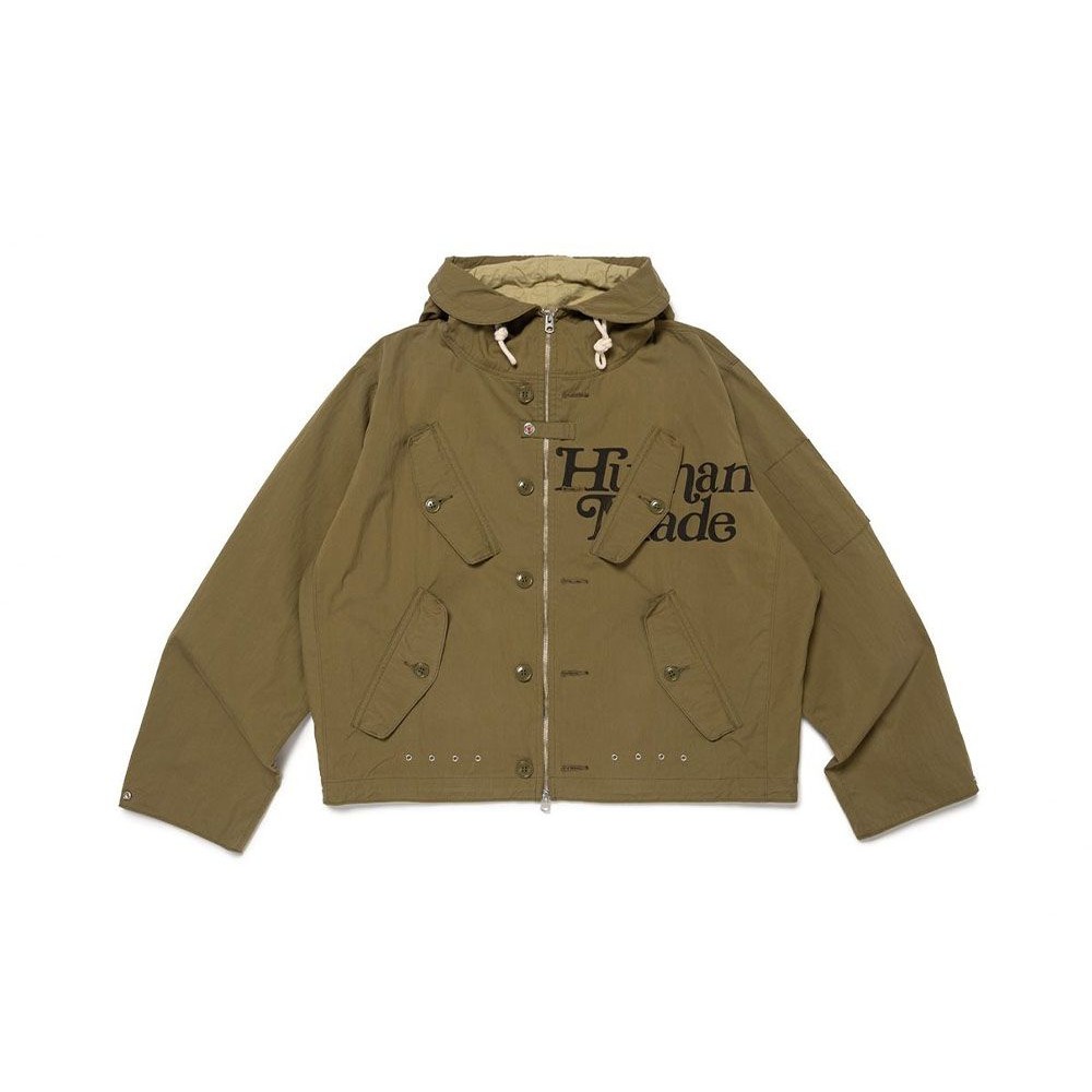 HUMAN MADE PROTOTYPE Hooded Blouson Olive Drab Unused | Shopee Malaysia