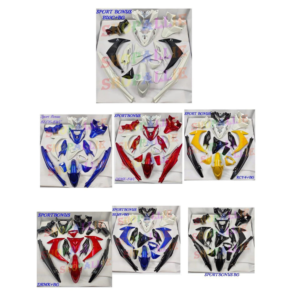 SYM Sport Bonus 110/115 SR Body Cover Set (HLD) | Shopee Malaysia