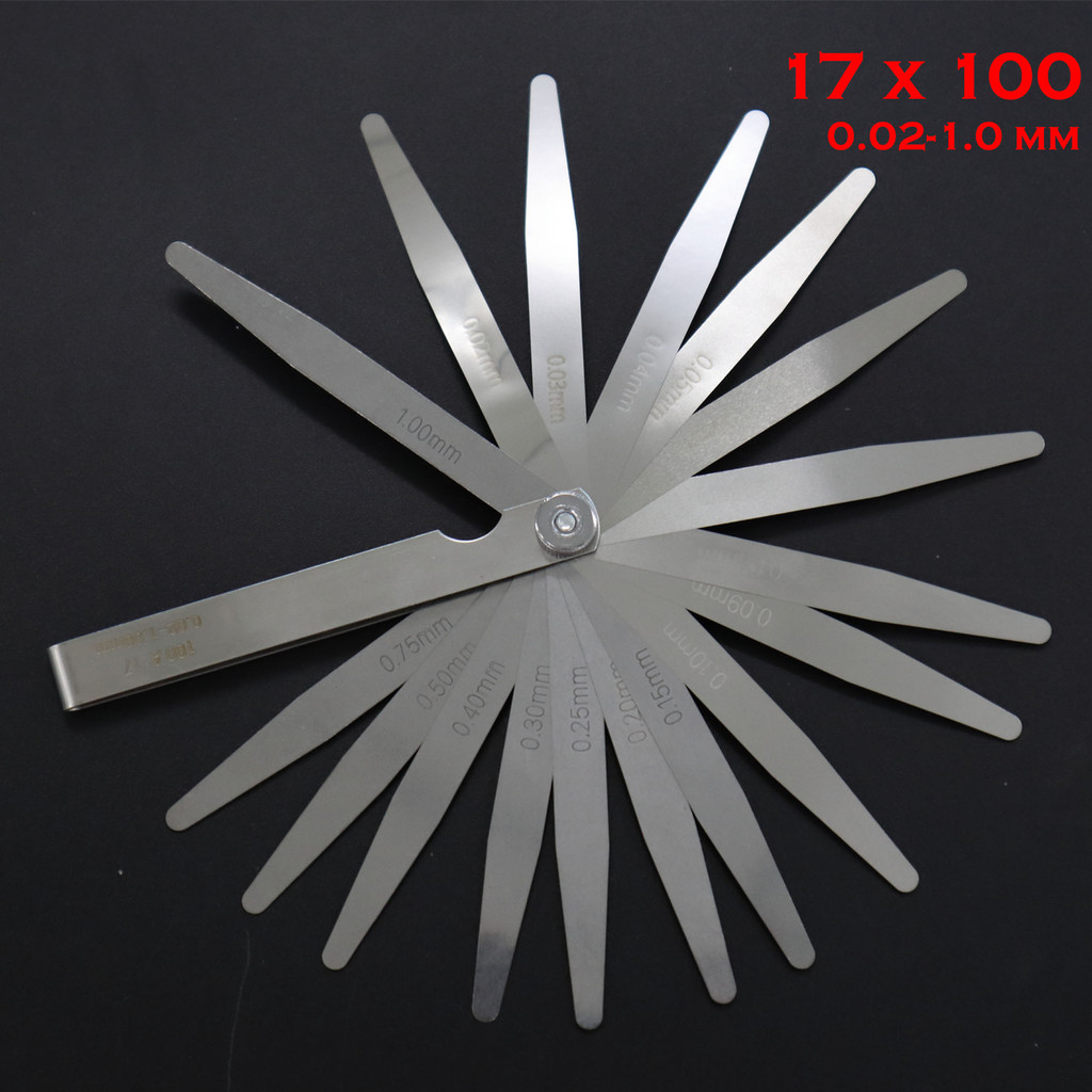 [14 / 16/ 17 / 32] Metric Feeler Gauge Feeler Gauge Thickness Gap ...