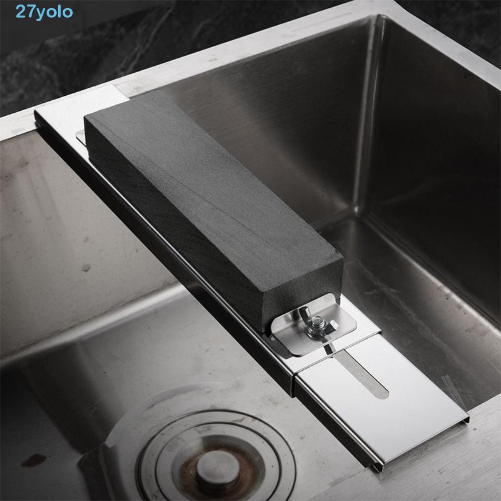 YOLO Sink Bridge Sharpening Stone Holder, Retractable Anti Slip ...