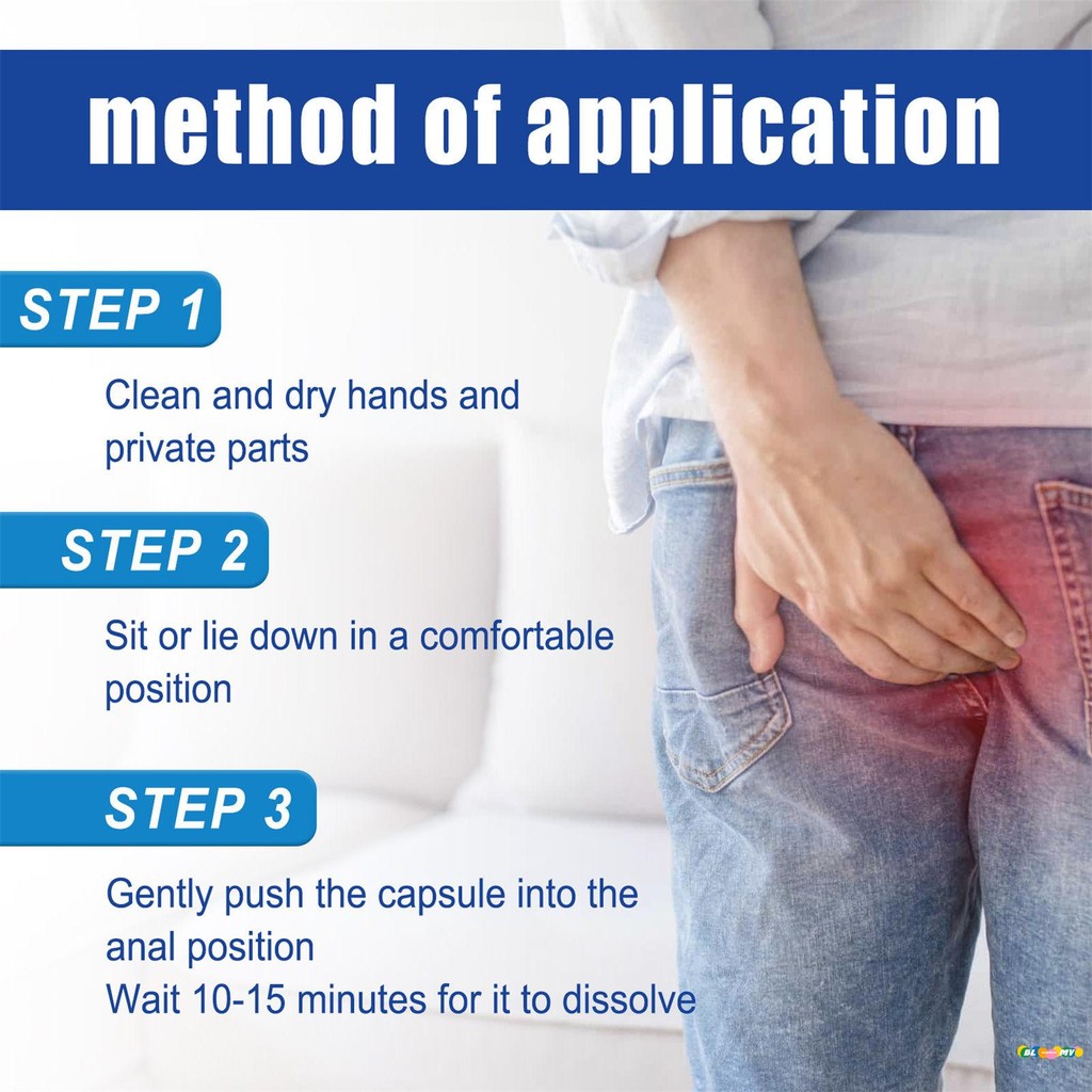 7pcs/box Gentle Hemorrhoid Treatment Capsules Eliminate Hemorrhoid No ...