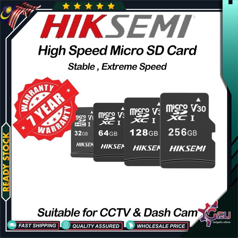Original HIKSEMI NEO High Speed Class 10 Micro SD Card, Memory Card Suitable for Dash Cam and ...