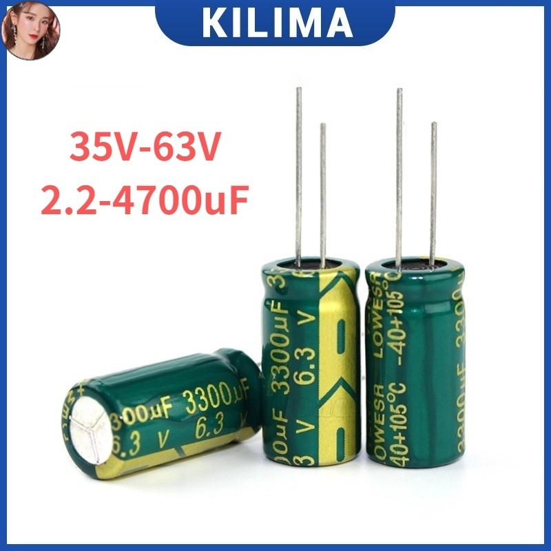 EEM 100Pcs 35V 50V 65V Capacitor ESR High Frequency 36Values 2.2UF 47UF ...