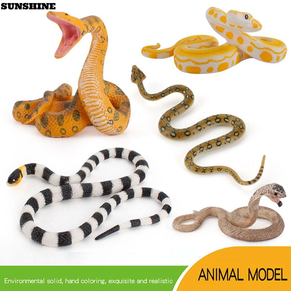 1SUNSHINE Snake Toys Frightening Prank Props Scared Mischief Rubber ...