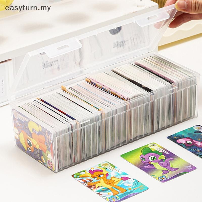 Eas New Transparent Plastic Storage Box Photocards Small Card Storage ...