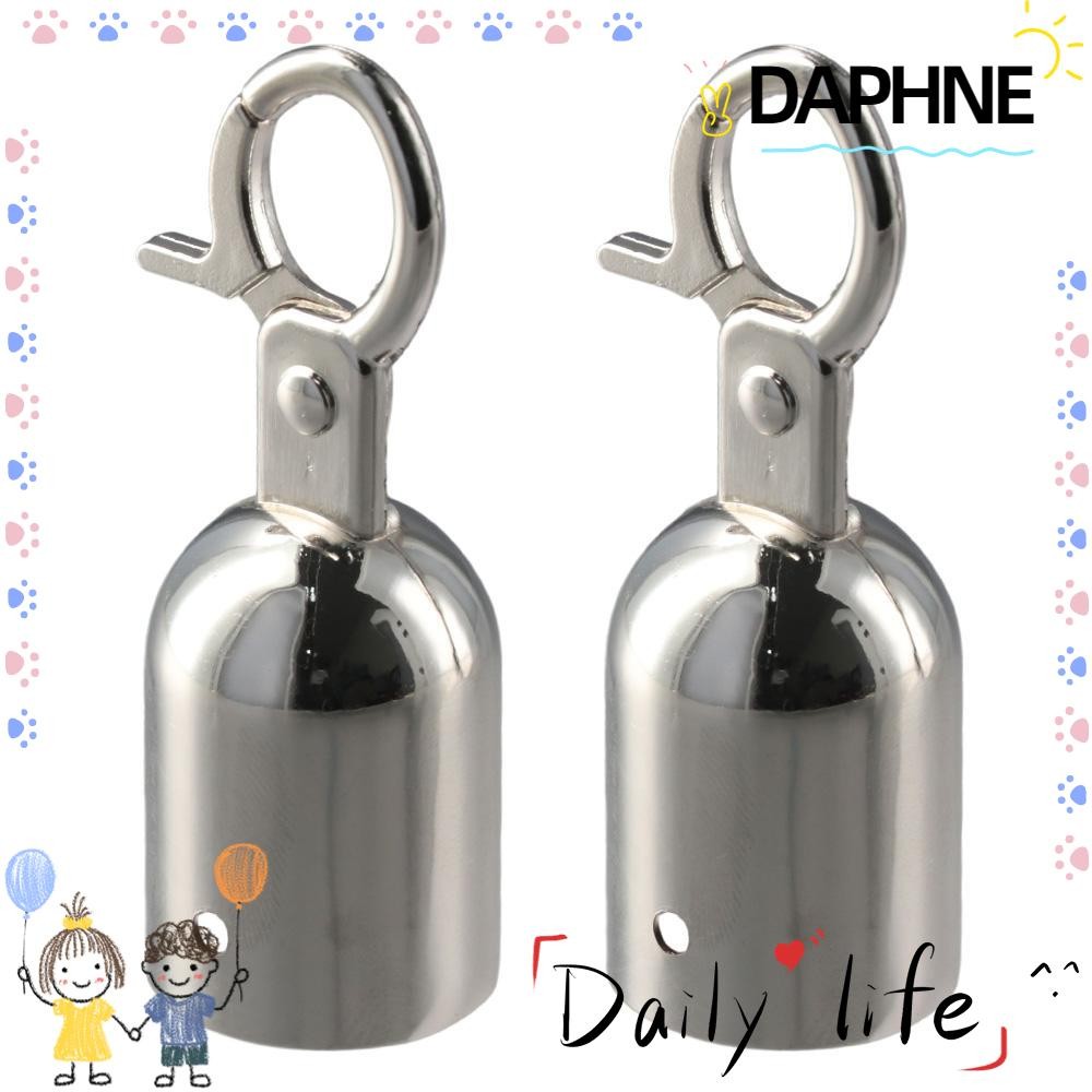 DAPHNE-HOME Barrier Rope End Cap, Stainless Steel 8.5*2.8*2.8cm/3.35*1. ...