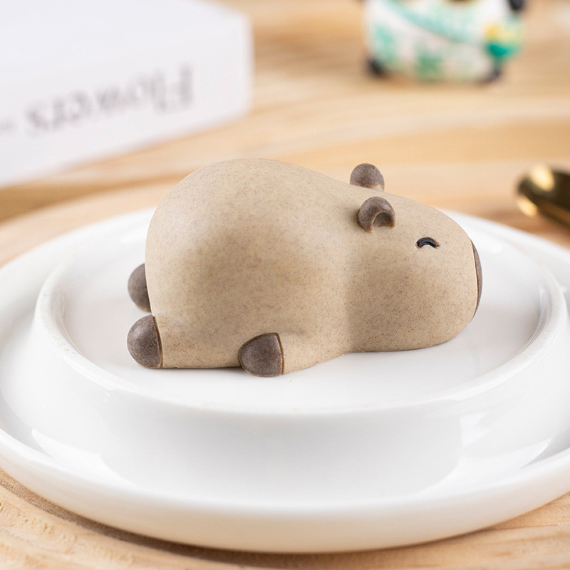 [guyumao] Cute Capybara Pudding Mold Mousse Silicone Mold Custard Mold ...